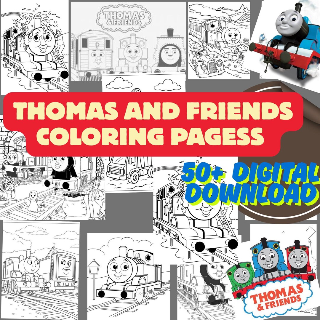 Thomas and Friends Activity Book: 50+ Pages of Puzzles and Coloring ...