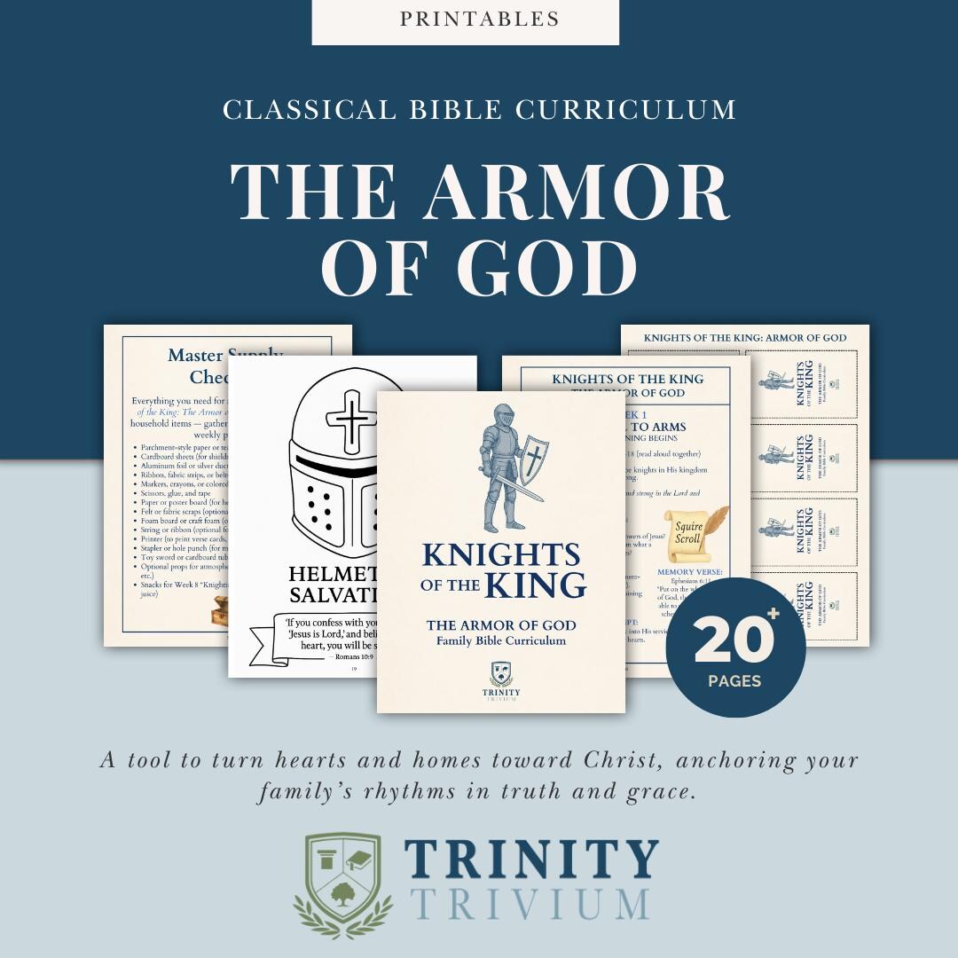 Knights of the King: Armor of God Family Bible Study – 8 Week Printable ...