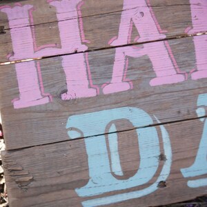 Oh Happy Day Wedding Sign Rustic Wood Sign - Etsy