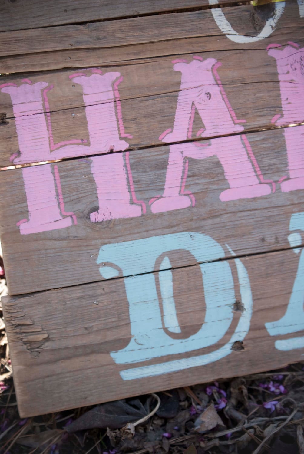 Oh Happy Day Wedding Sign Rustic Wood Sign - Etsy