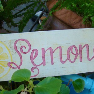 5 Cent Pink Lemonade Rustic Reclaimed Wood Sign - Etsy