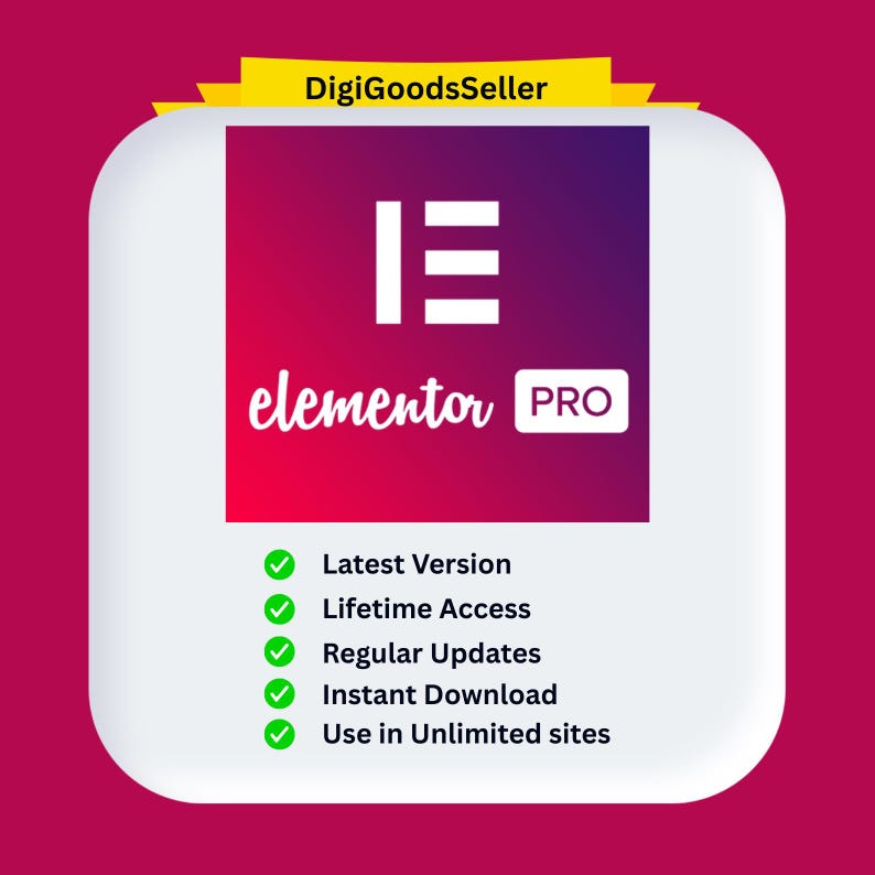 Elementor Pro – Wordpress Page Builder Plugin – Lifetime Access ...