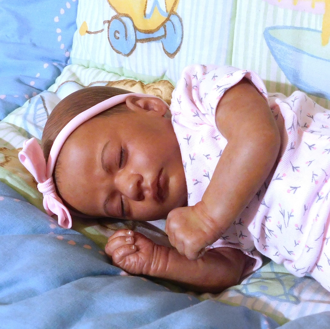 Reborn Preemie Baby Girl Doll Ethnic Newborn OOAK Ready to Ship ...