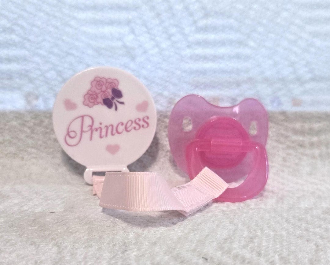 Reborn Baby Pacifier With Clip - Etsy