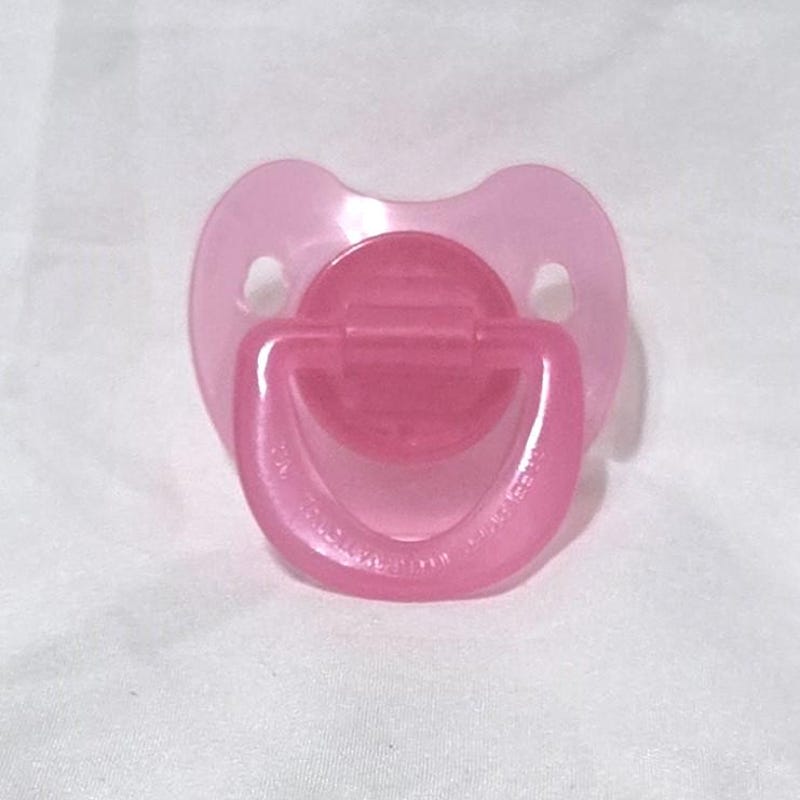 Pink Pacifier - Etsy