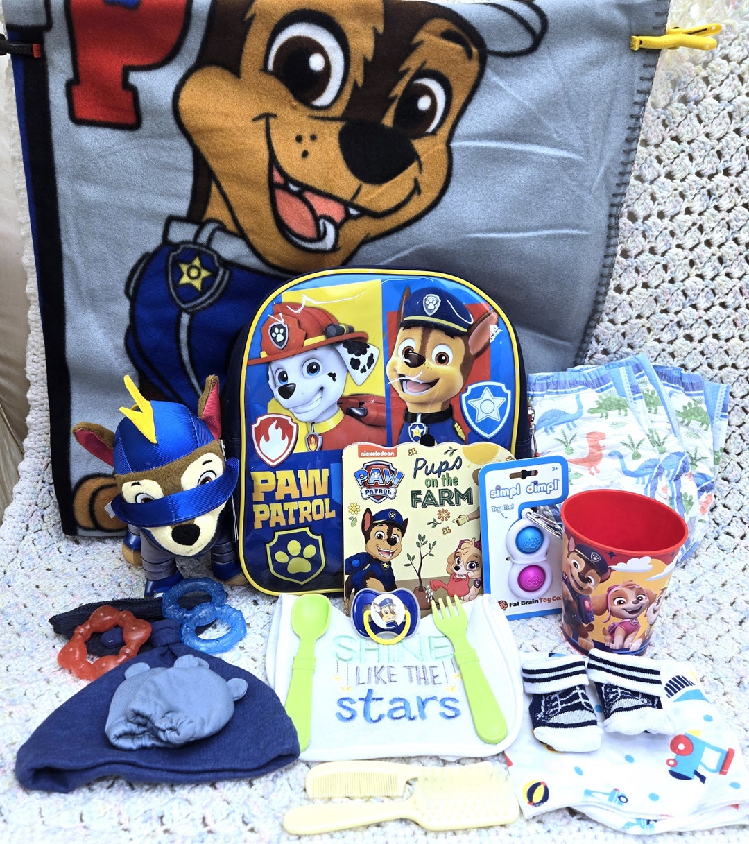 Reborn Toddler Doll Complete Paw Patrol Starter Backpack Diaperbag With ...