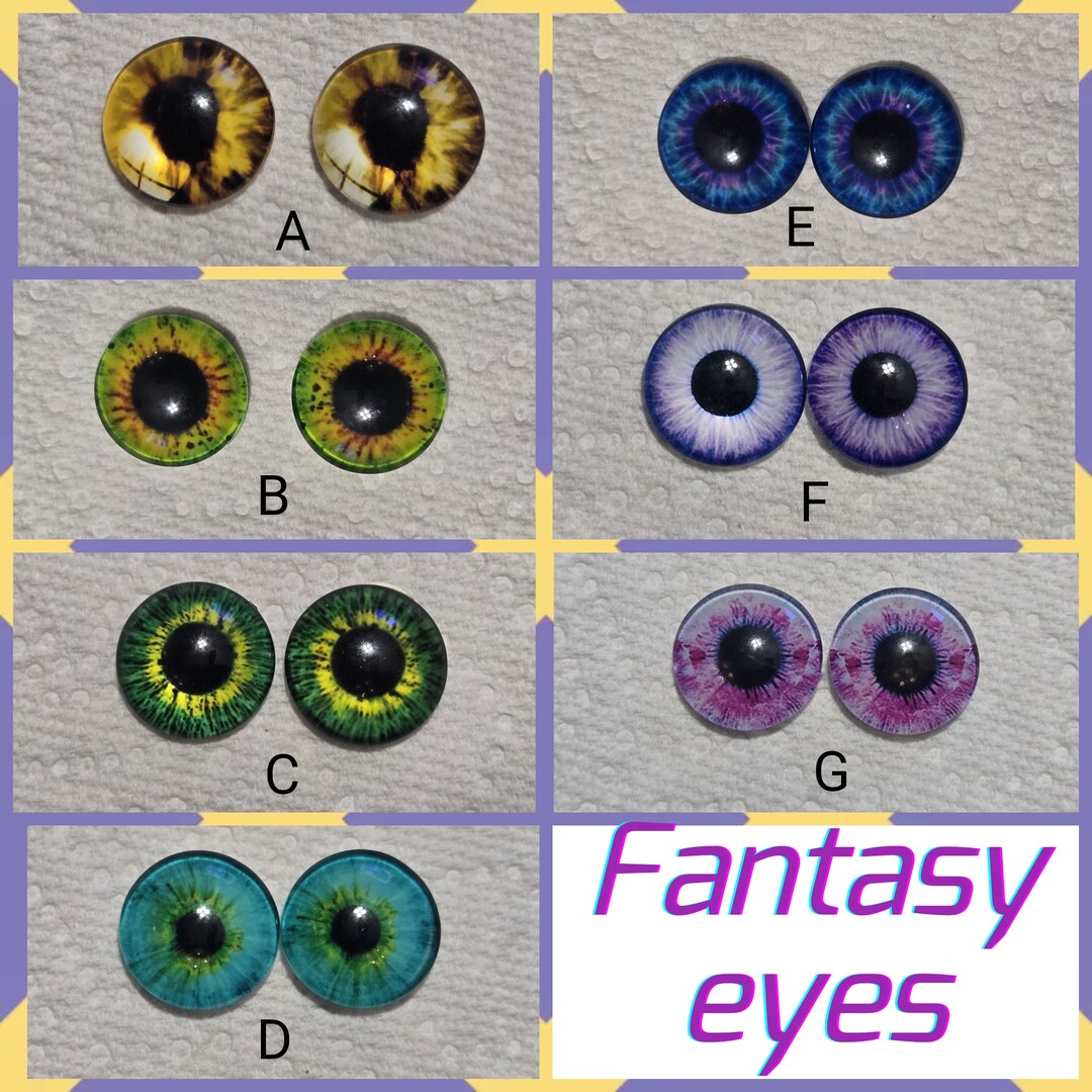 Reborn Fantasy Alien Vampire Avatar Werepup Round Pupil 20 Mm Eyes - Etsy