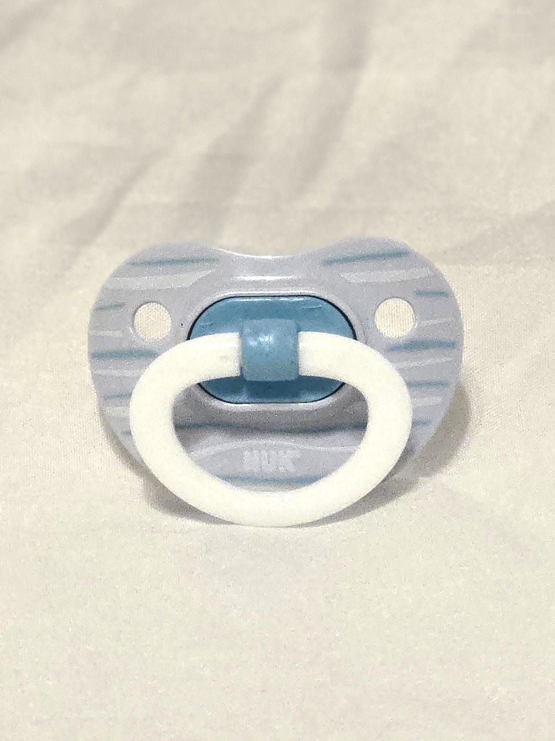 Reborn Baby Pacifier Gray Stripe Full Magnetic or Putty You Choose ...