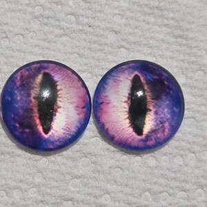 Reborn Fantasy Alien Vampire Avatar Werepup Cat 20 Mm Eyes Flat Back - Etsy