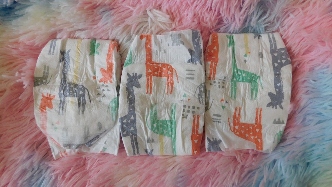 Reborn Baby HONEST Newborn Baby Diapers Set of 3 Giraffes Ready-to-ship ...