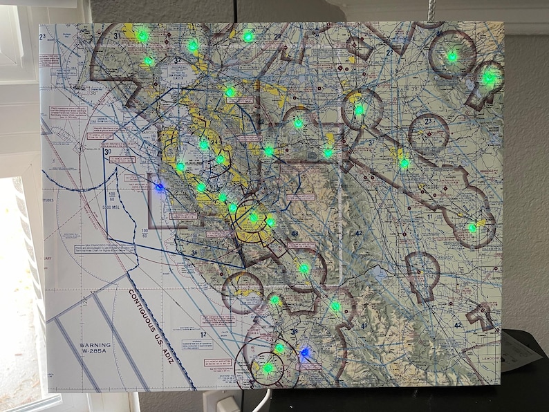 LED METAR Map Custom Made - Etsy