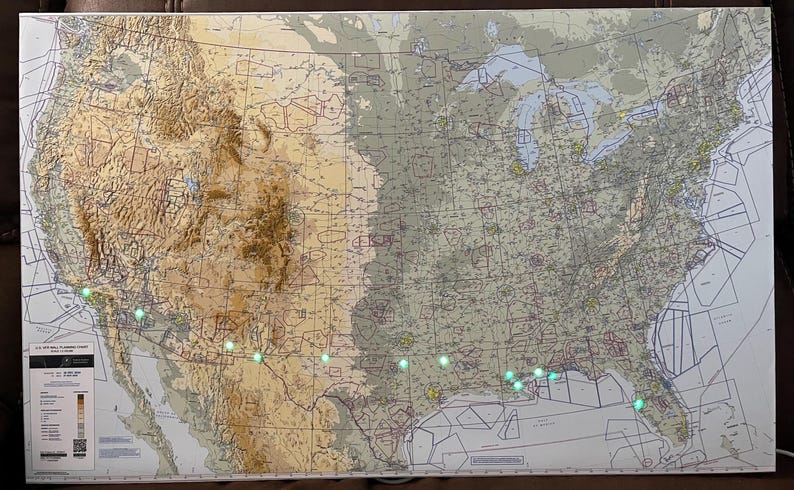 LED METAR Map Custom Made - Etsy