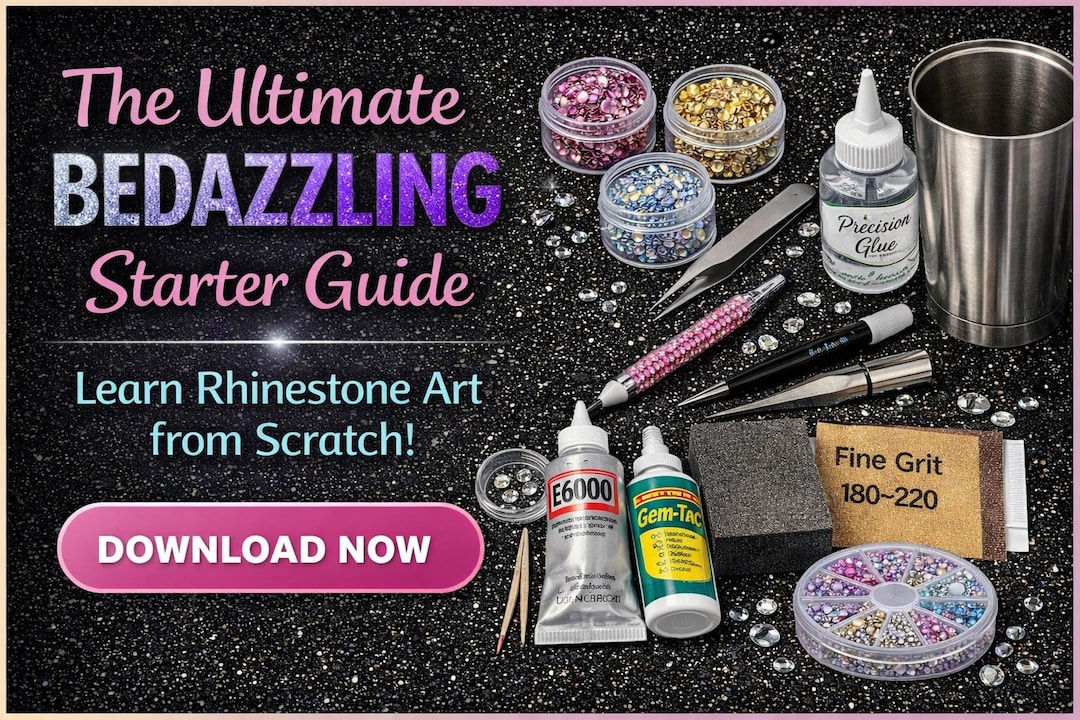 Bedazzling Starter Guide | Rhinestone Art Tutorial, 100 Project Ideas ...
