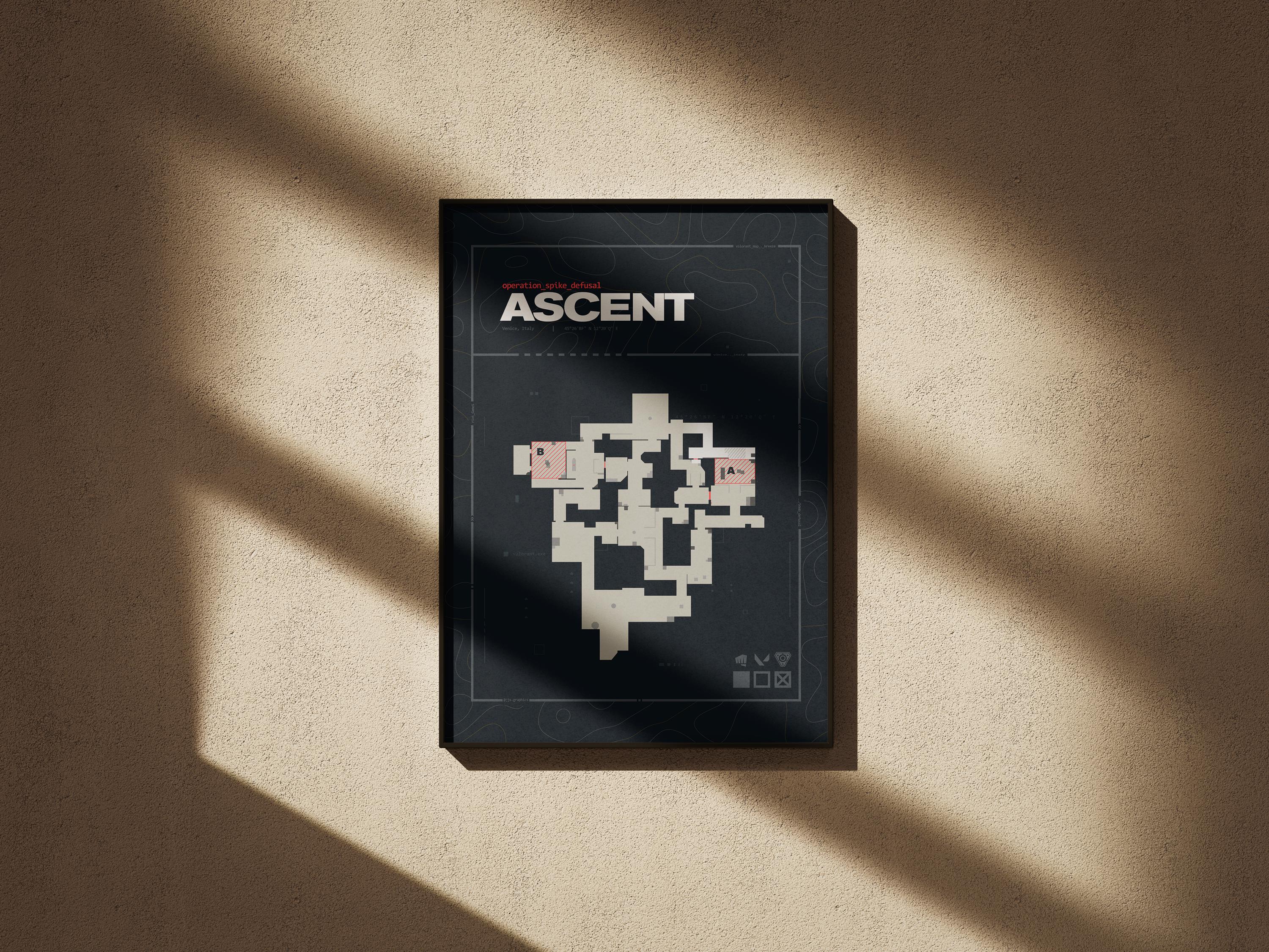 Ascent Valorant Map Poster: Gamer Room Wall Art (digital Download) - Etsy