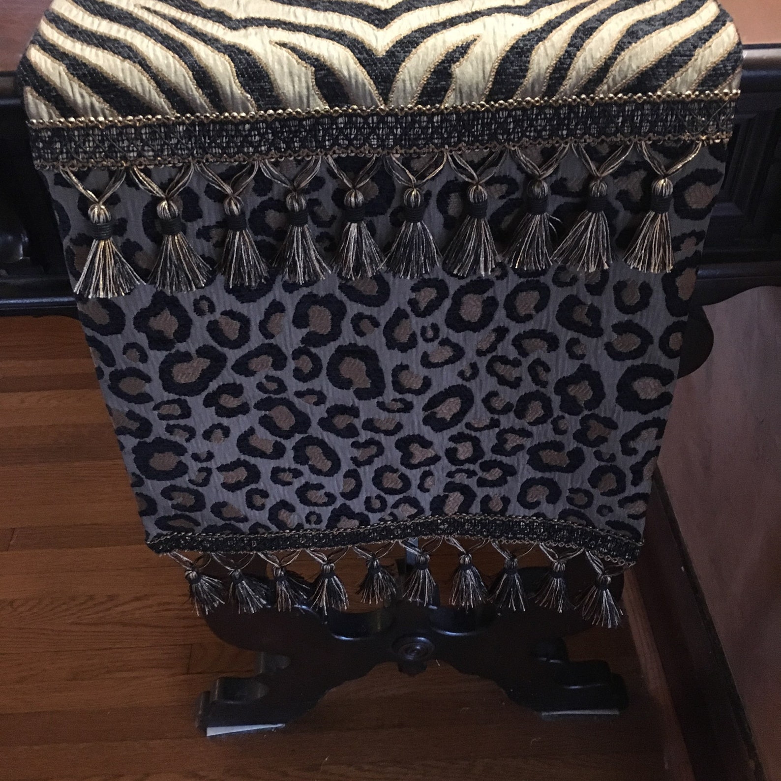 Animal Print Table Runner | Tiger and Leopard | Custom Handmade Designs ...
