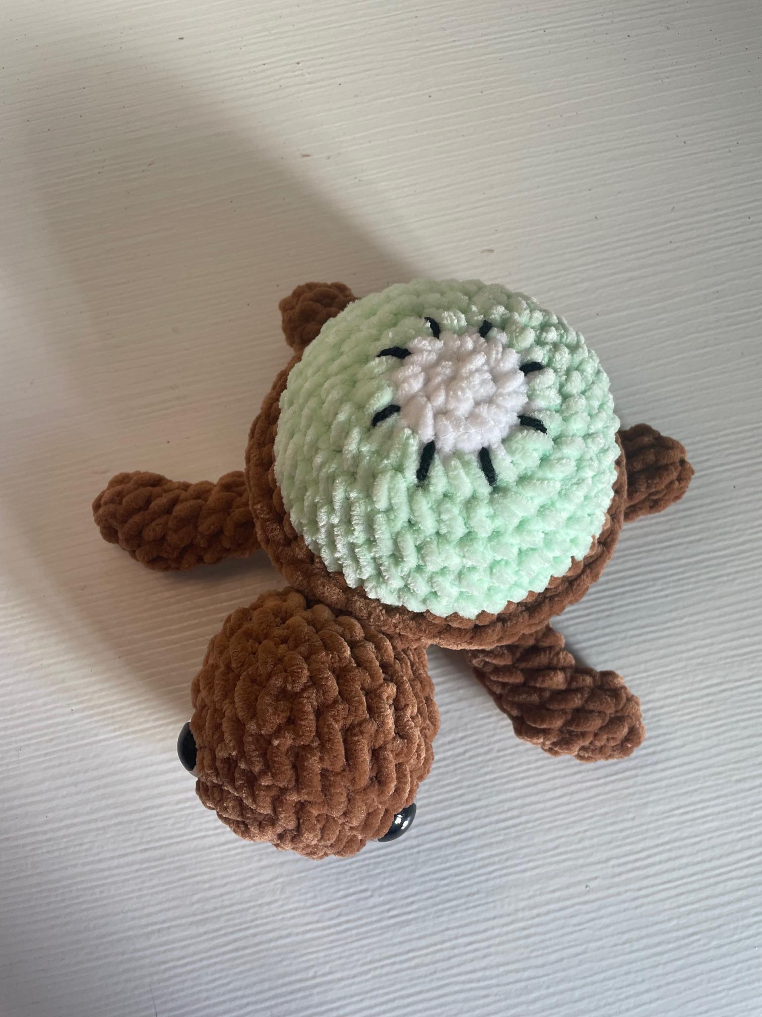 Kiwi Turtle Crochet Plushie - Etsy
