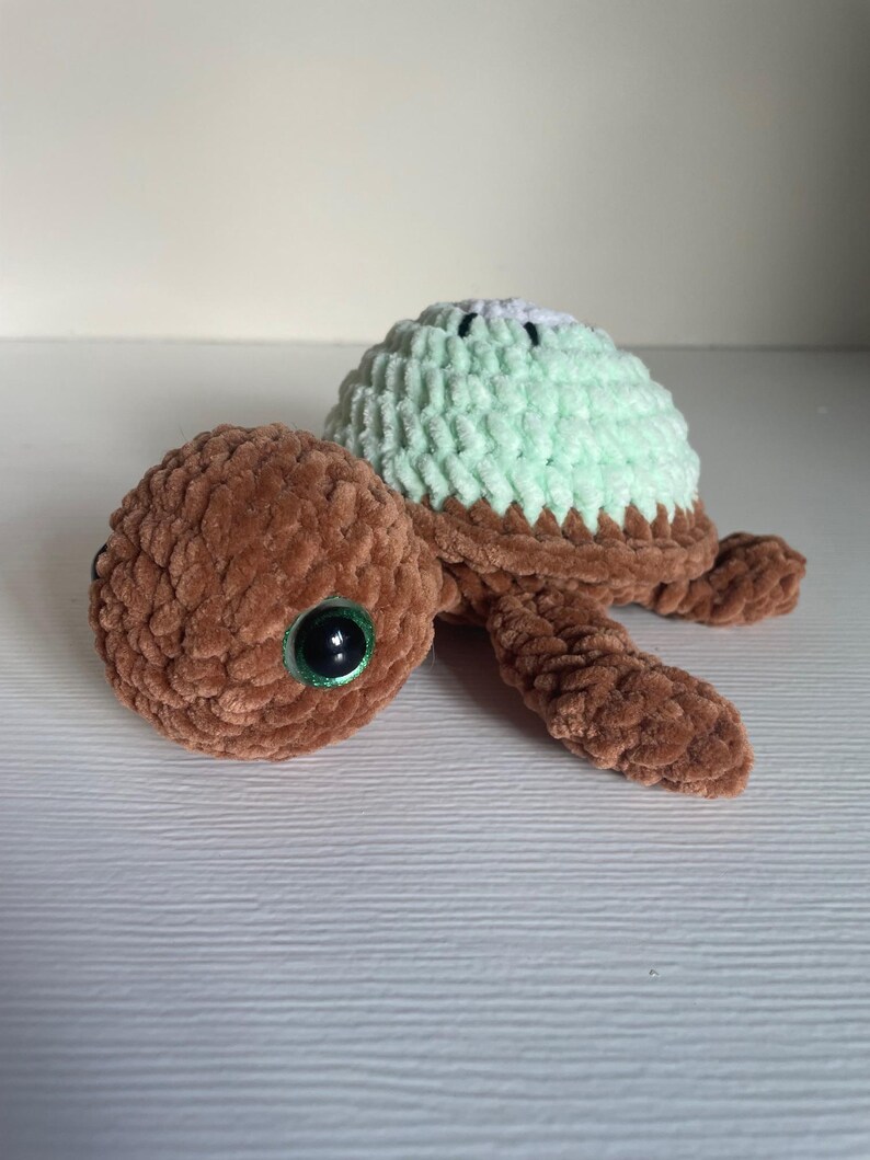 Kiwi Turtle Crochet Plushie - Etsy