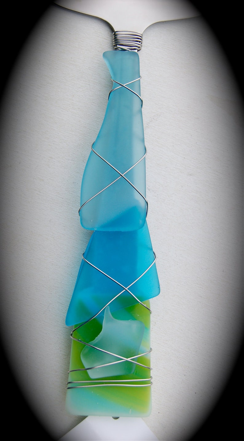 Sea Glass Cheese Plane Server Made With Recycled Bottle | Etsy