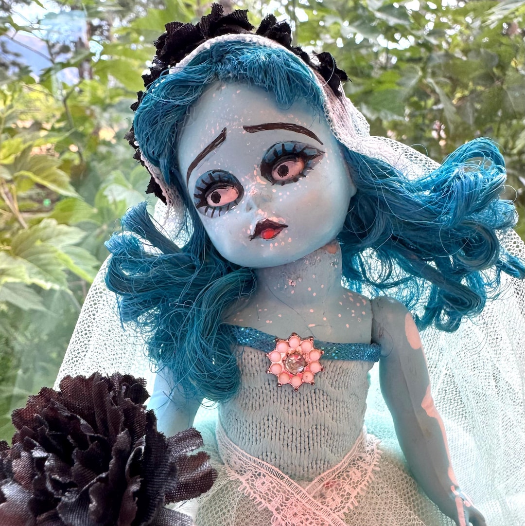 Corpse Bride Emily Merrimack Handmade Doll – Custom 8" Madame Alexander ...
