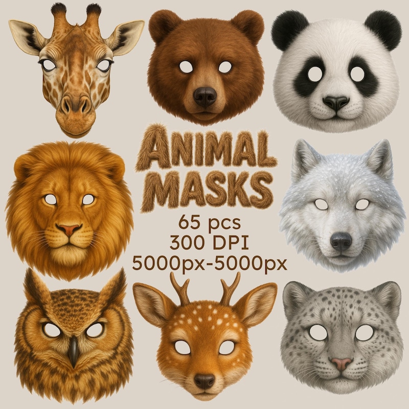 Printable Art Forest Animals - Etsy UK