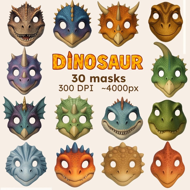 Therian Mask Dino - Etsy