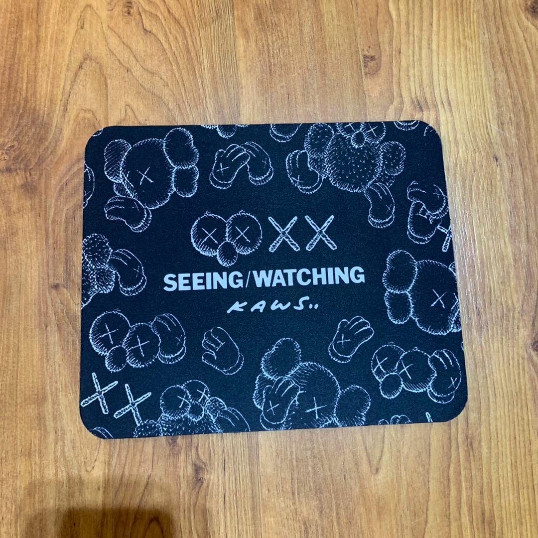 Kaws Print Mousepad – Decorative Gaming Desk Pad (21x25 Cm) - Etsy
