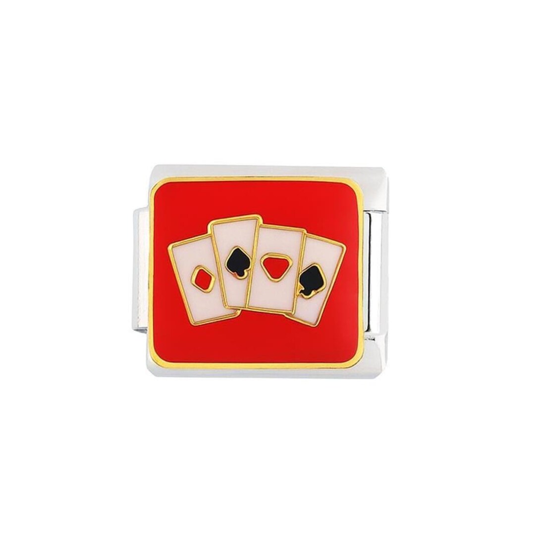 Playing Card Figured Steel Nomination Charm - Etsy