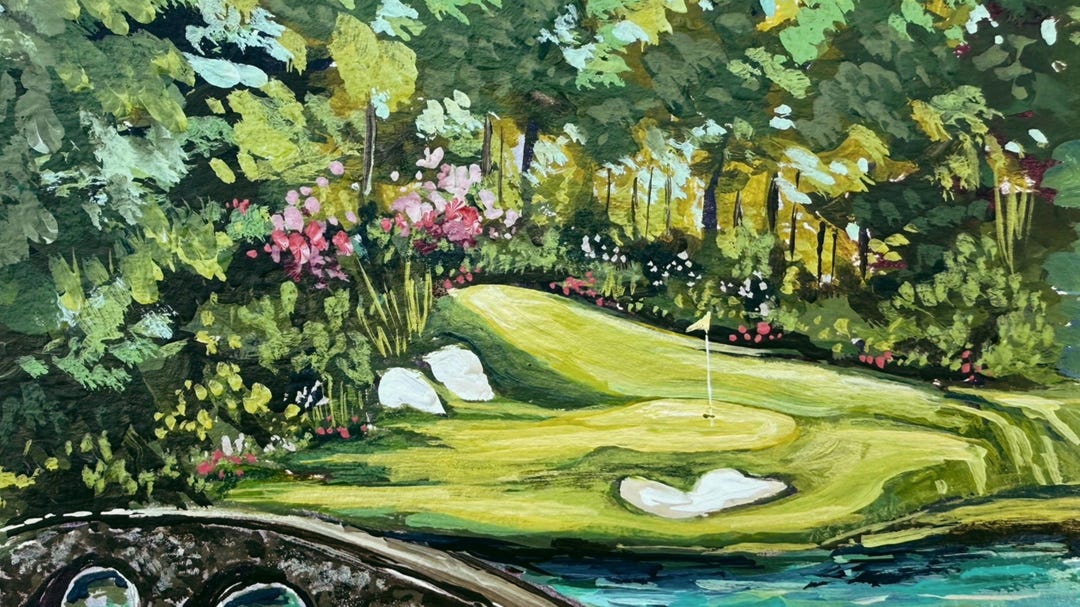 Masters Golf Amen Corner Art | Samsung Frame TV Digital Download - Etsy