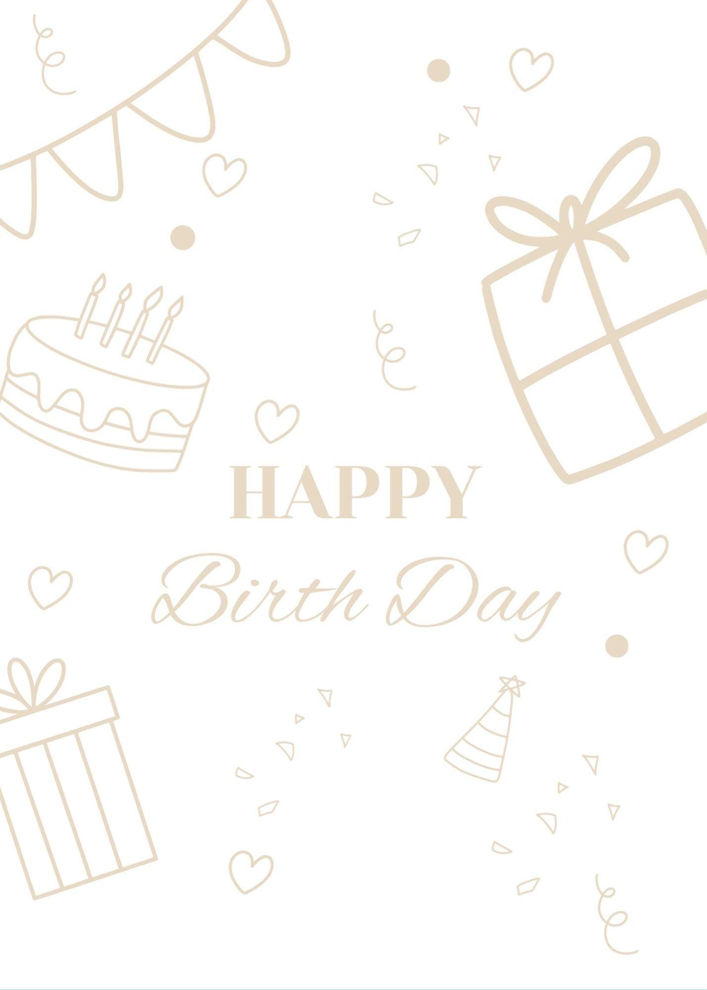 Printable Happy Birthday Card: Instant Download - Etsy
