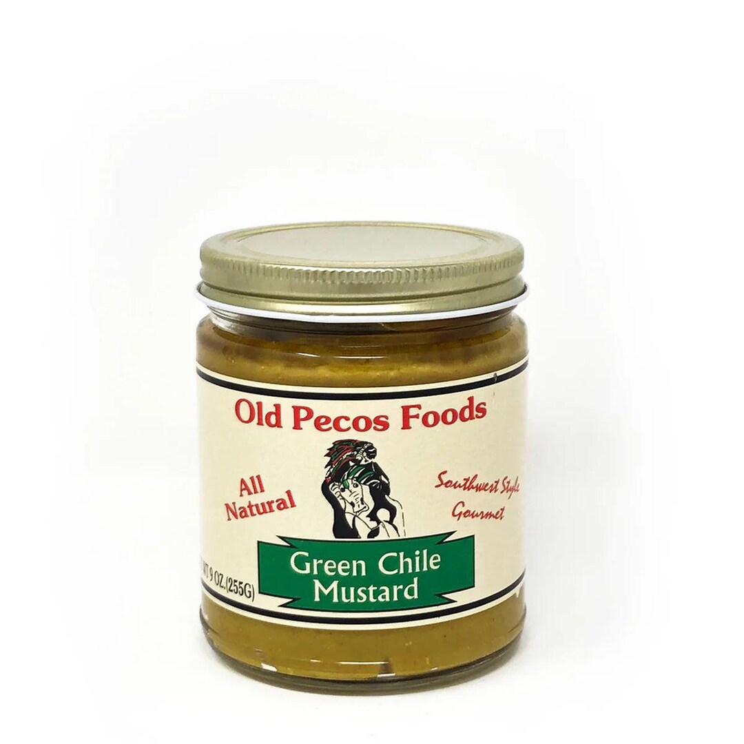Old Pecos Foods - Green Chile Mustard (9oz) - Etsy