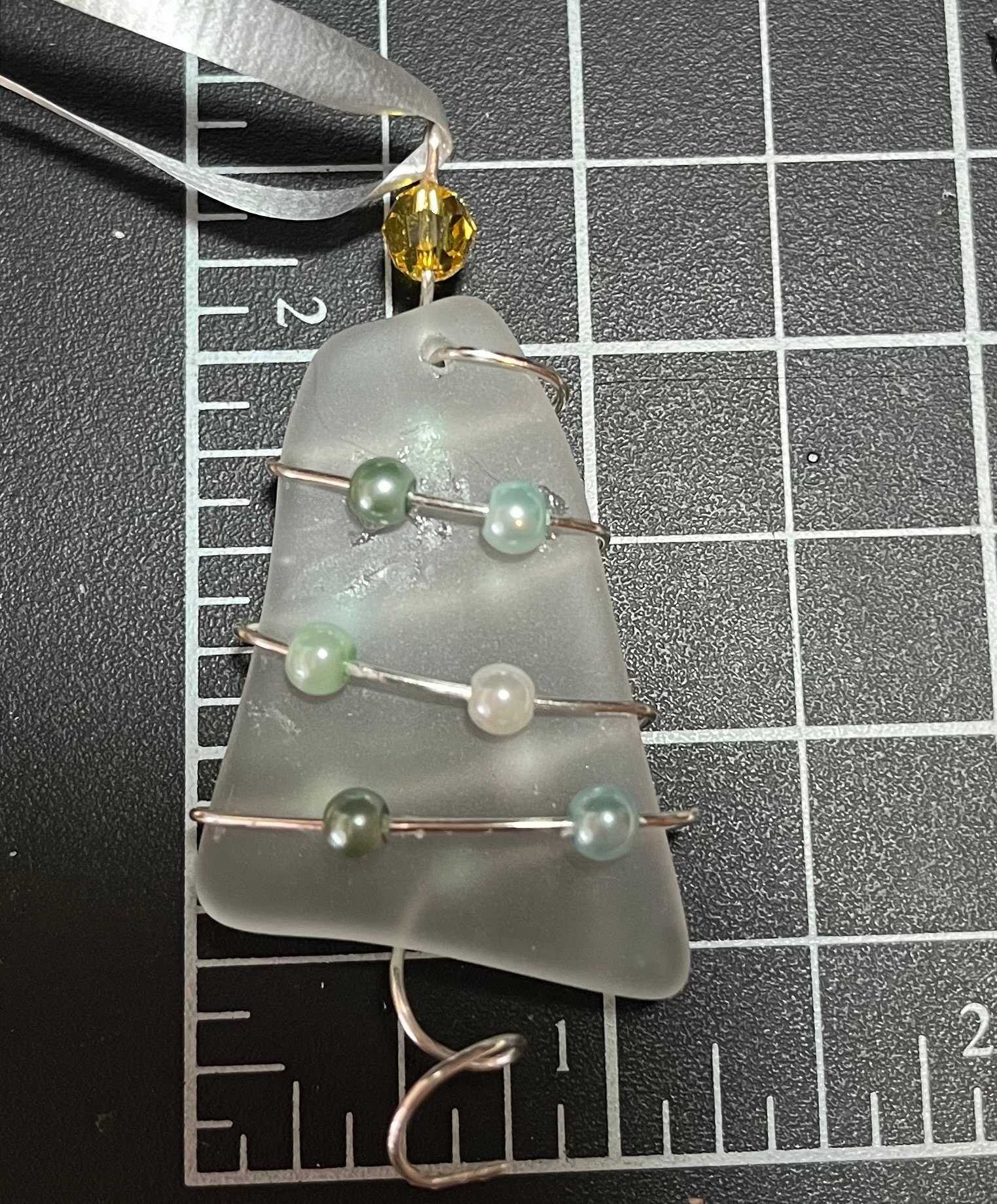 White Glass Christmas Tree - Etsy