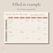 2-person Weekly Family Planner: Minimalist Schedule, Sunday Start ...