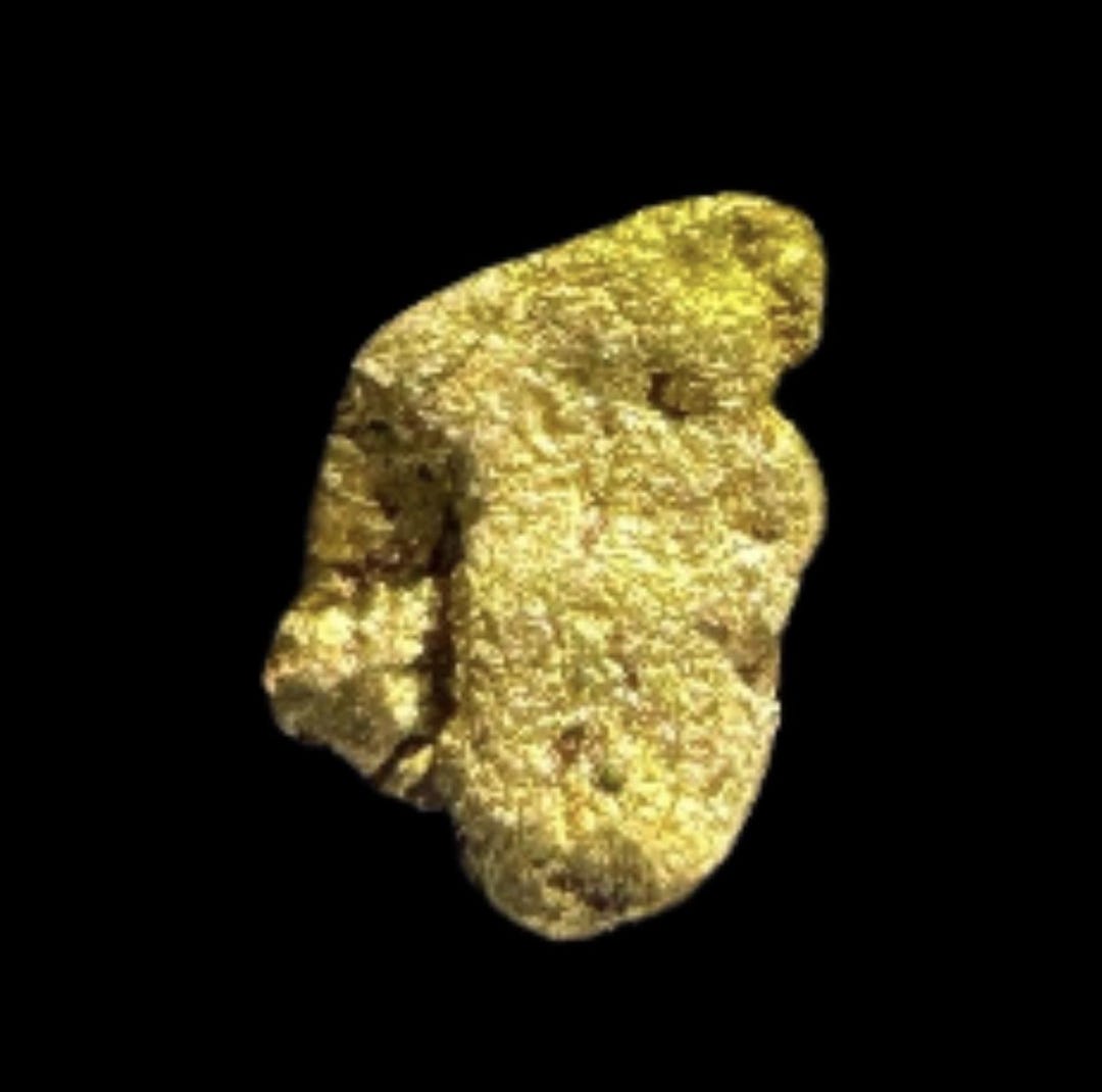 Gold Nugget From Private Gold Claim - Authentic Natural California Gold ...