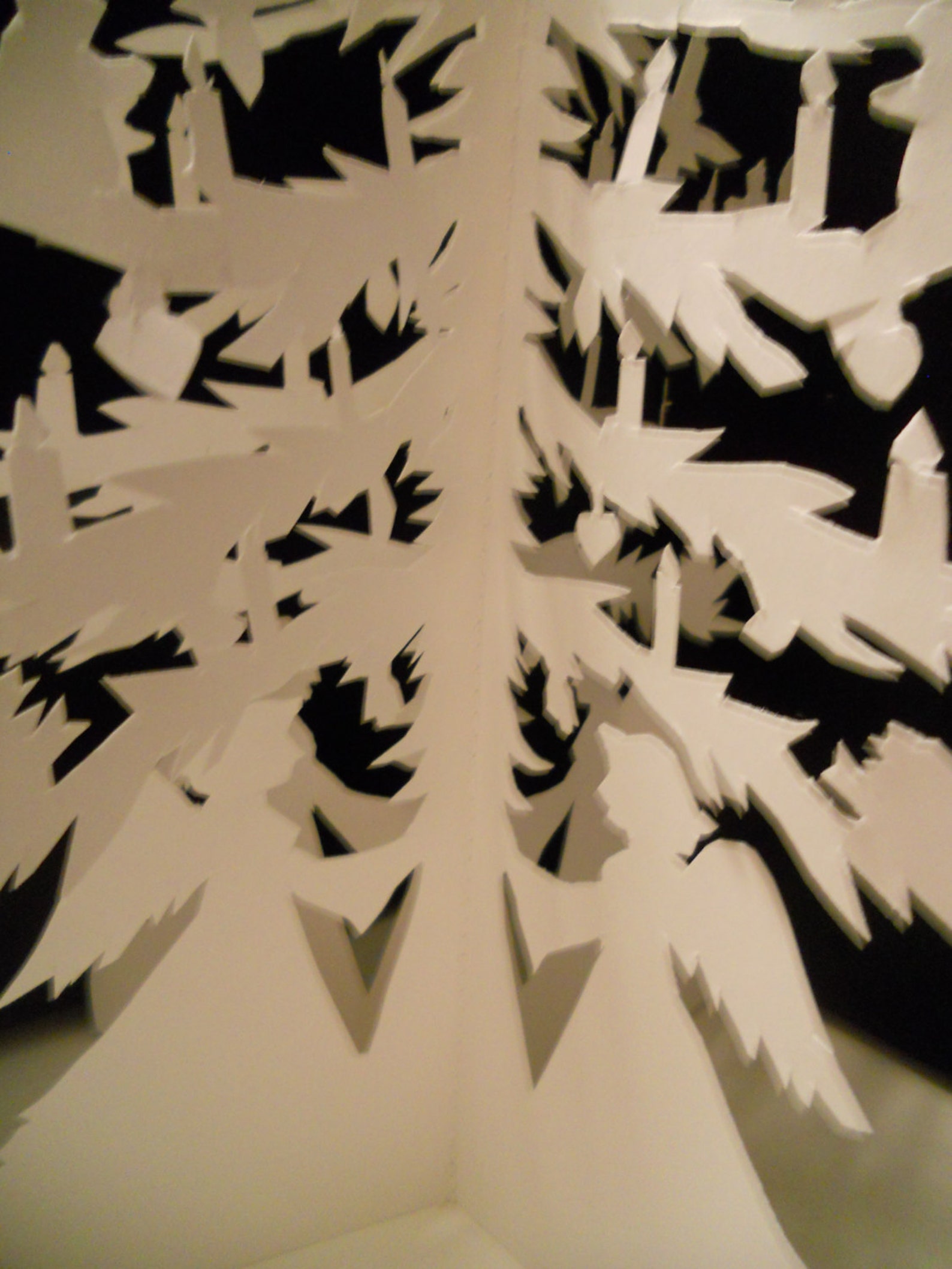 Angel Tree Free-standing Scherenschnitte Paper Sculpture - Beautiful ...
