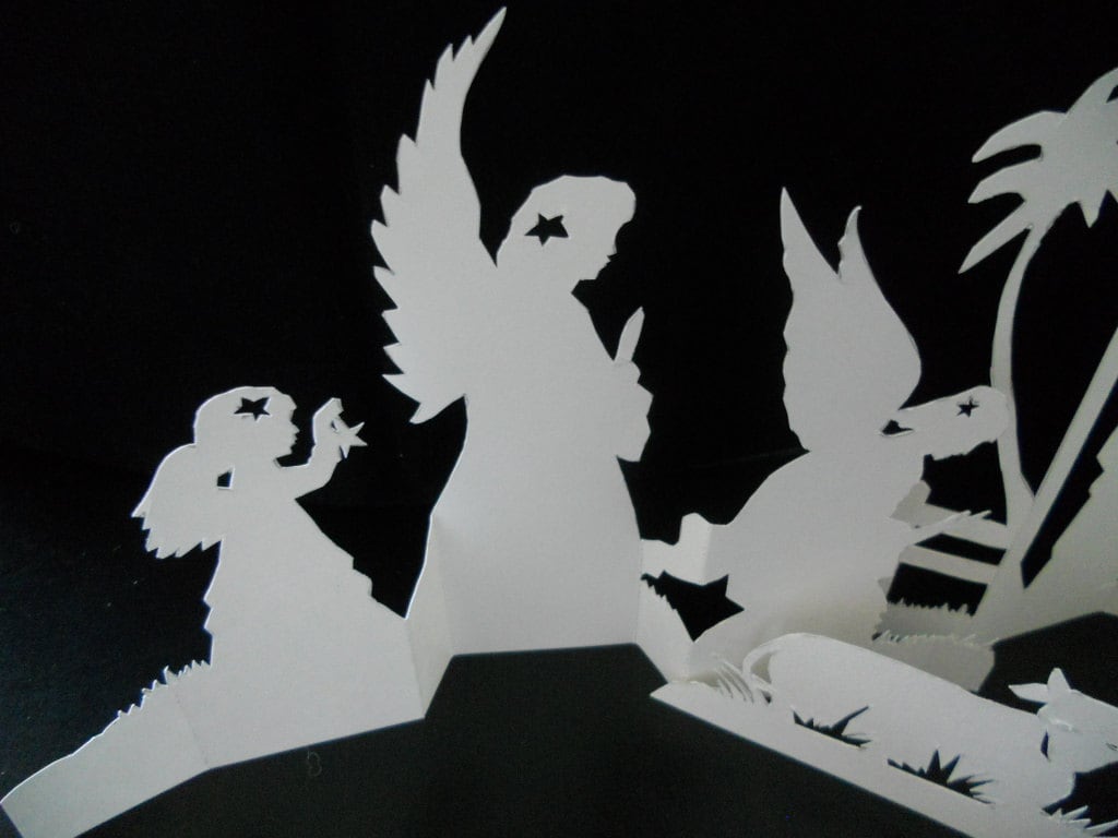 Nativity Scherenschnitte Scene Unique Christmas Gift - Etsy