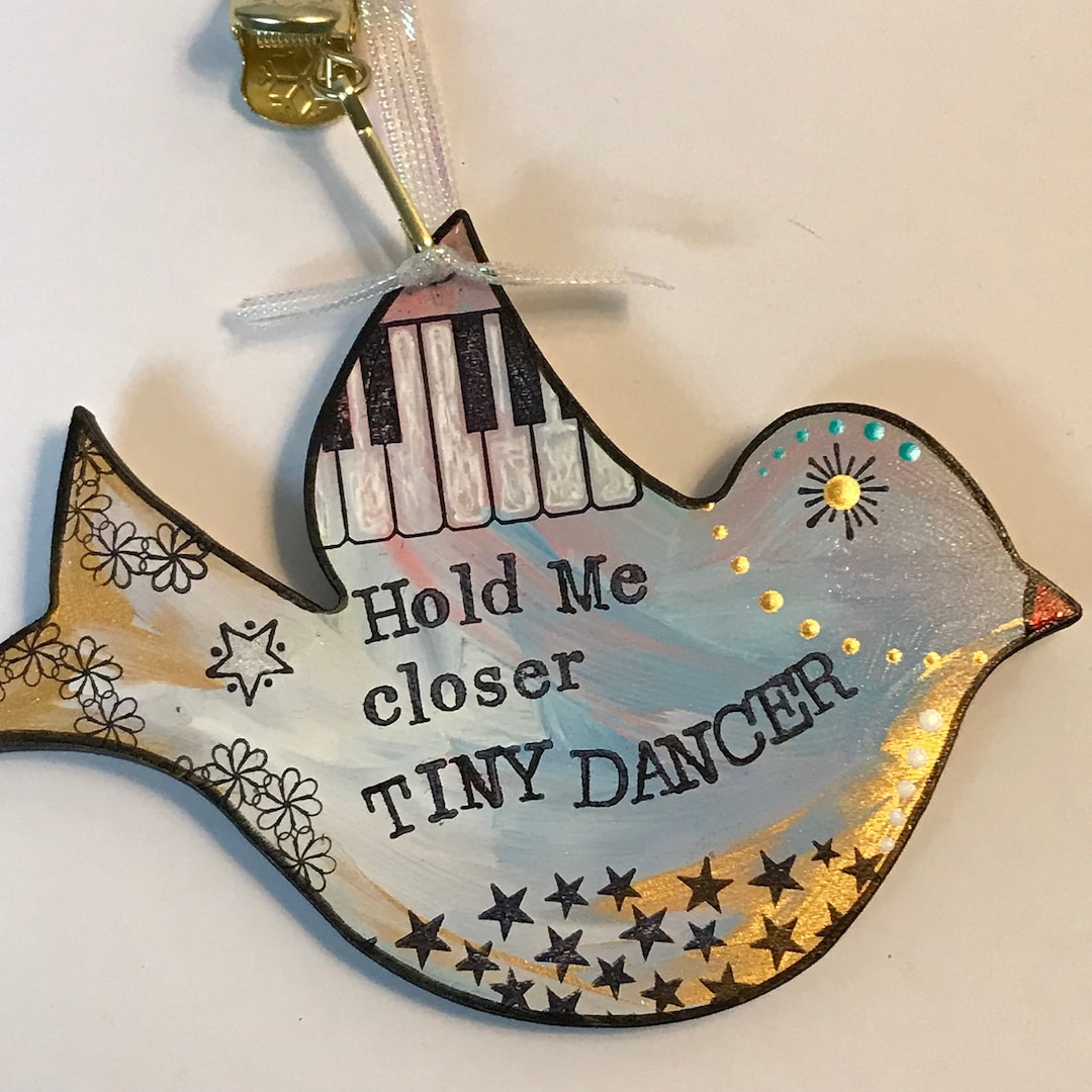 Tiny Dancer, Elton John, Bird Ornament, Piano, Peace Dove, Mothers Day ...
