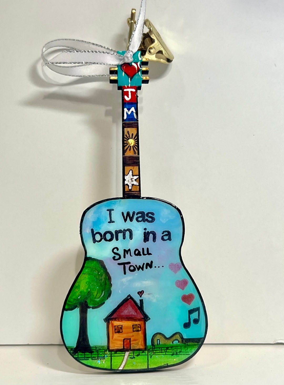 Small Town, John Mellencamp, Guitar Ornament, Music Inspired, I Was ...