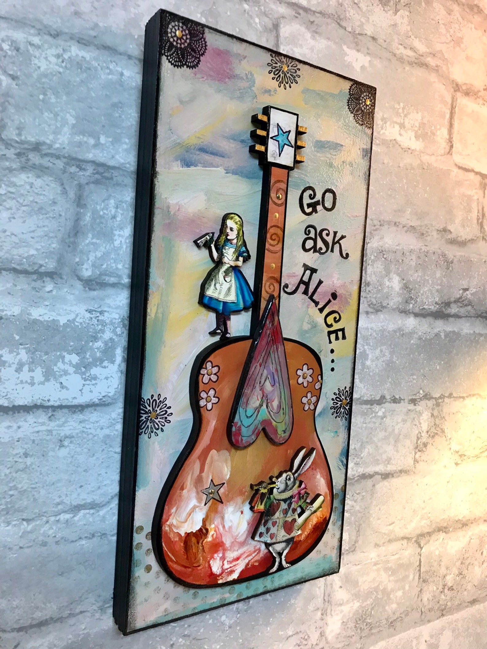 Go Ask Alice White Rabbit Jefferson Airplane Music | Etsy