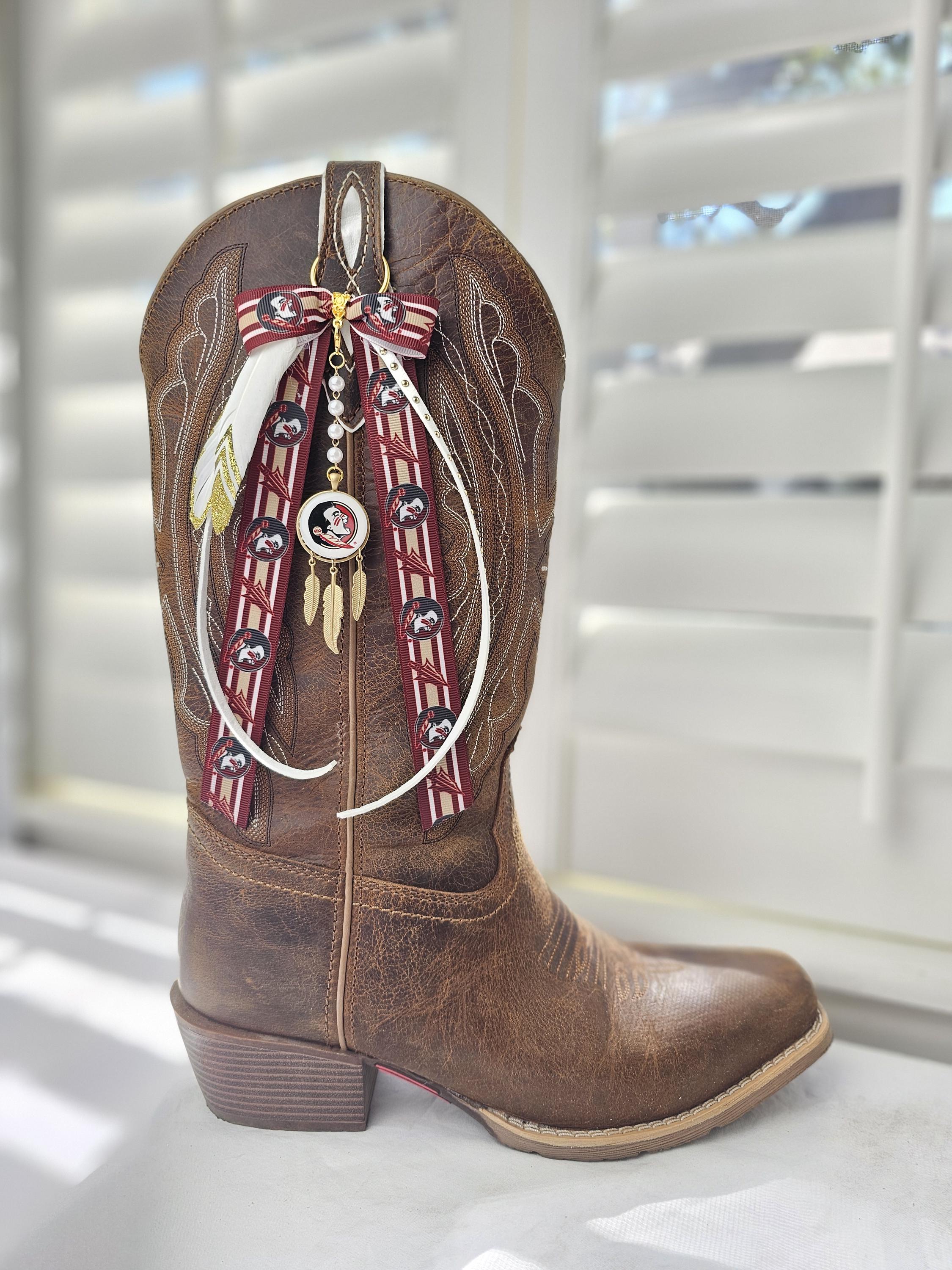 Officially Licensed FSU Boot Bows – Florida State Seminoles Gameday ...