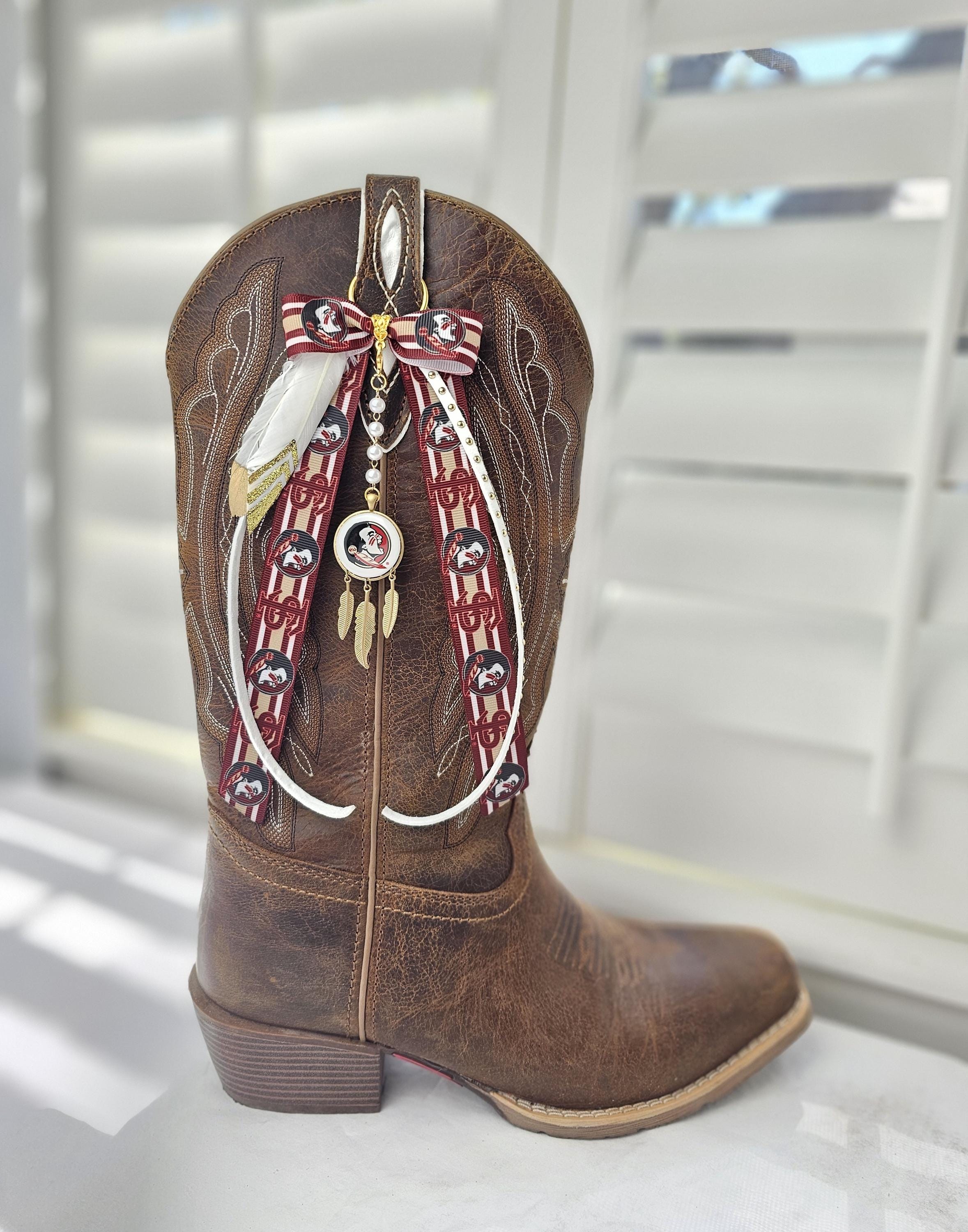 Officially Licensed FSU Boot Bows – Florida State Seminoles Gameday ...