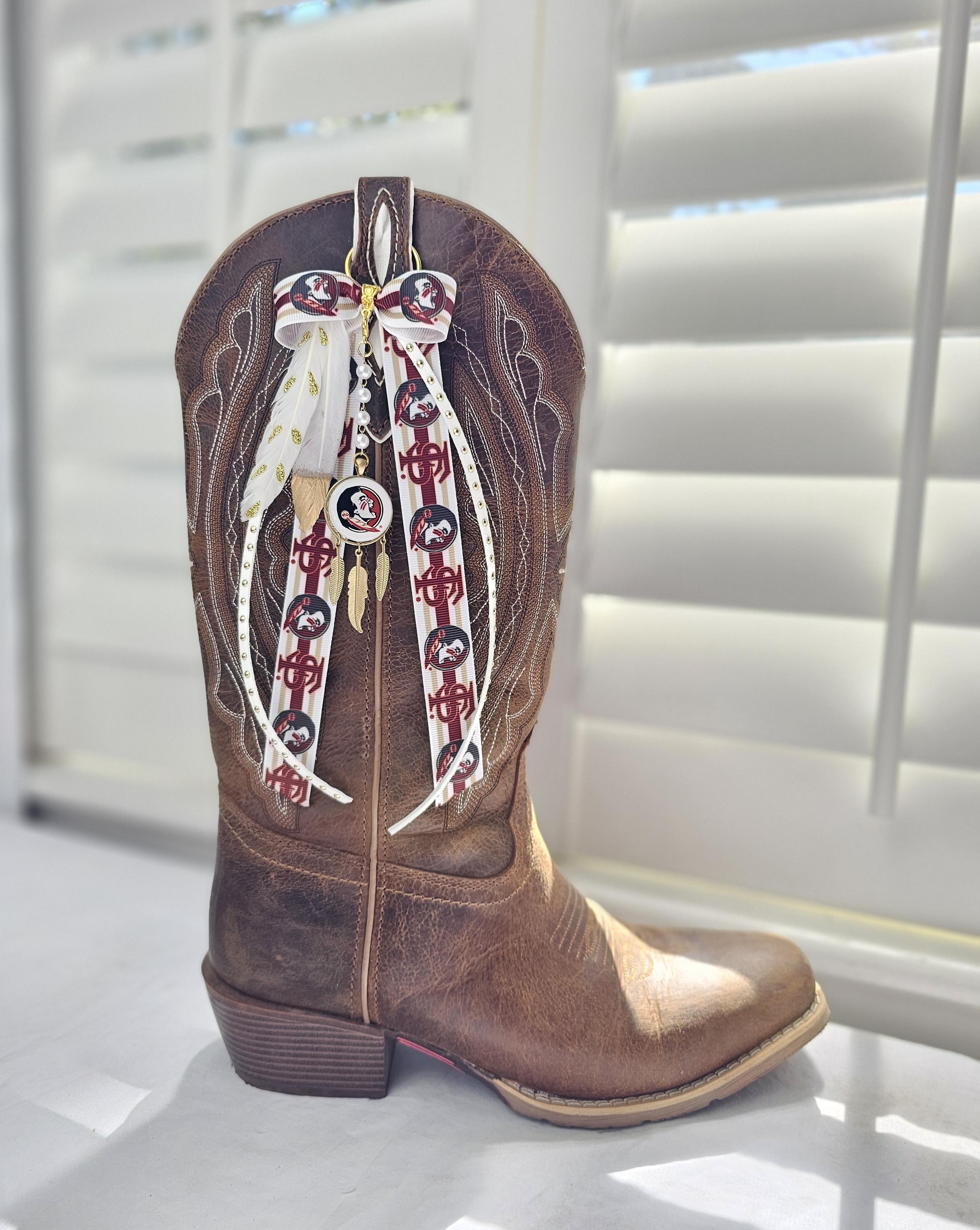Officially Licensed FSU Boot Bows – Florida State Seminoles Gameday ...
