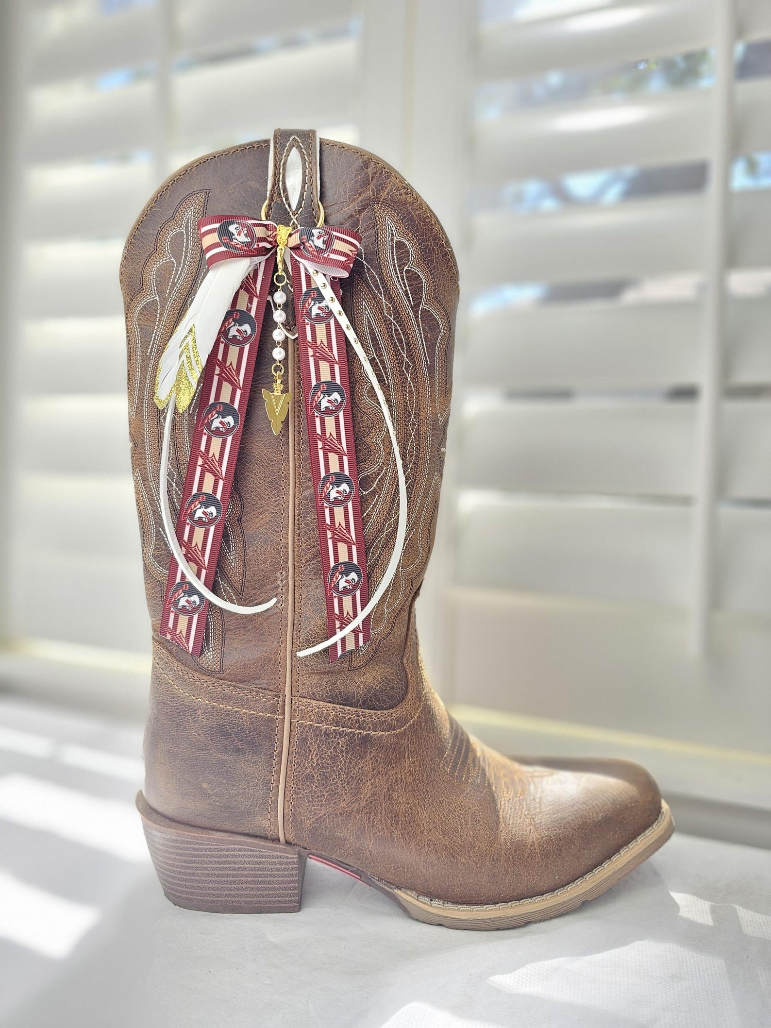 Officially Licensed FSU Boot Bows – Florida State Seminoles Gameday ...
