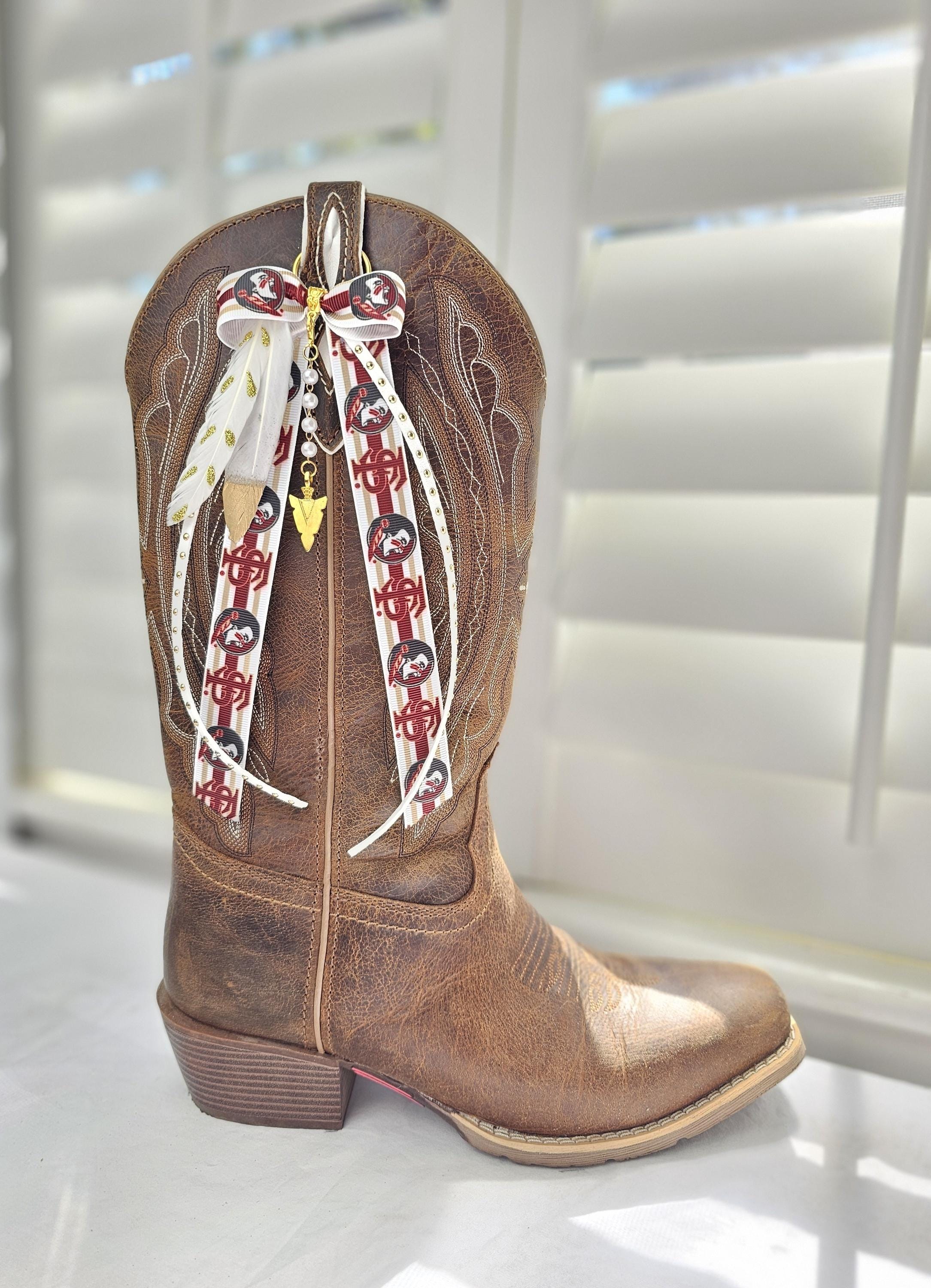 Officially Licensed FSU Boot Bows – Florida State Seminoles Gameday ...