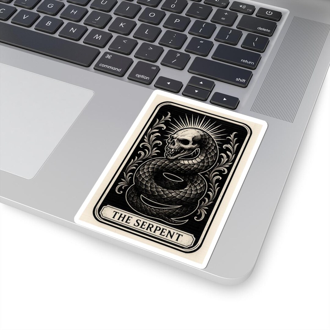 Gothic Serpent Sticker – Dark Tarot Art Decal Veinline Studio - Etsy