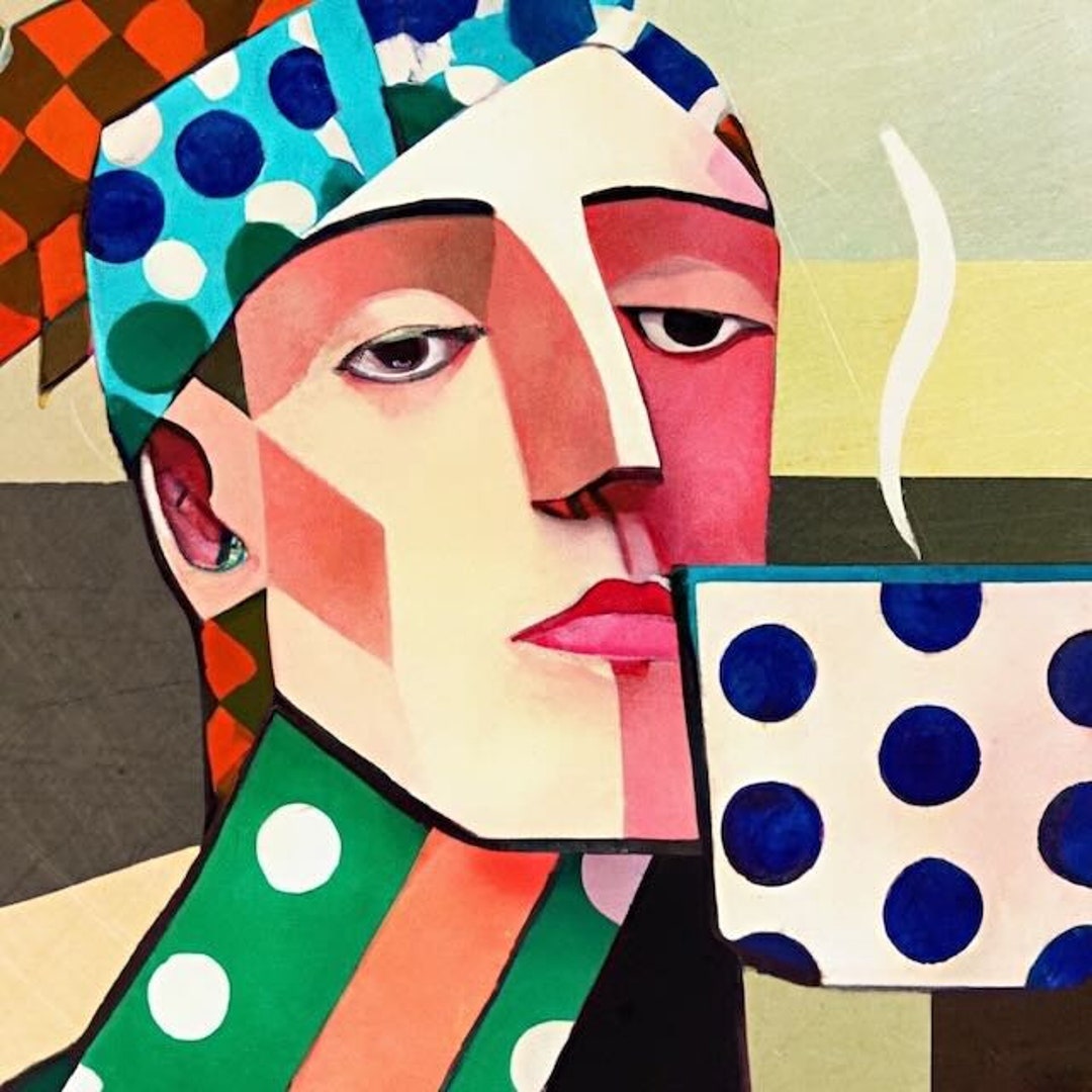 Rise and Grind Coffee Art Pop Art Signed Digital Art Print 12 X 12 ...