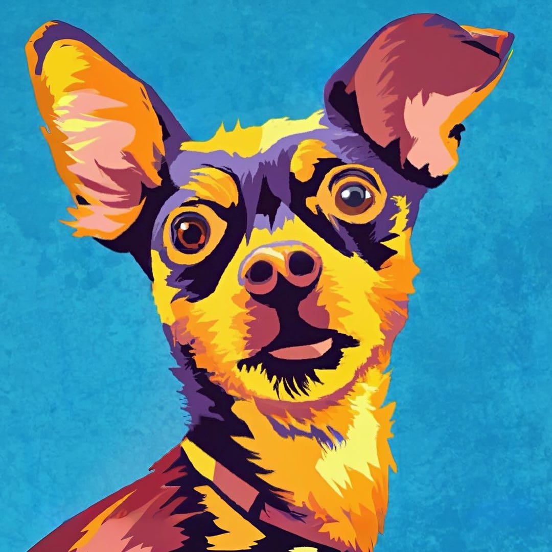 Min Pin Pop Art - Miniature Pinscher Wall Art - Min Pin Art Print - Pet ...