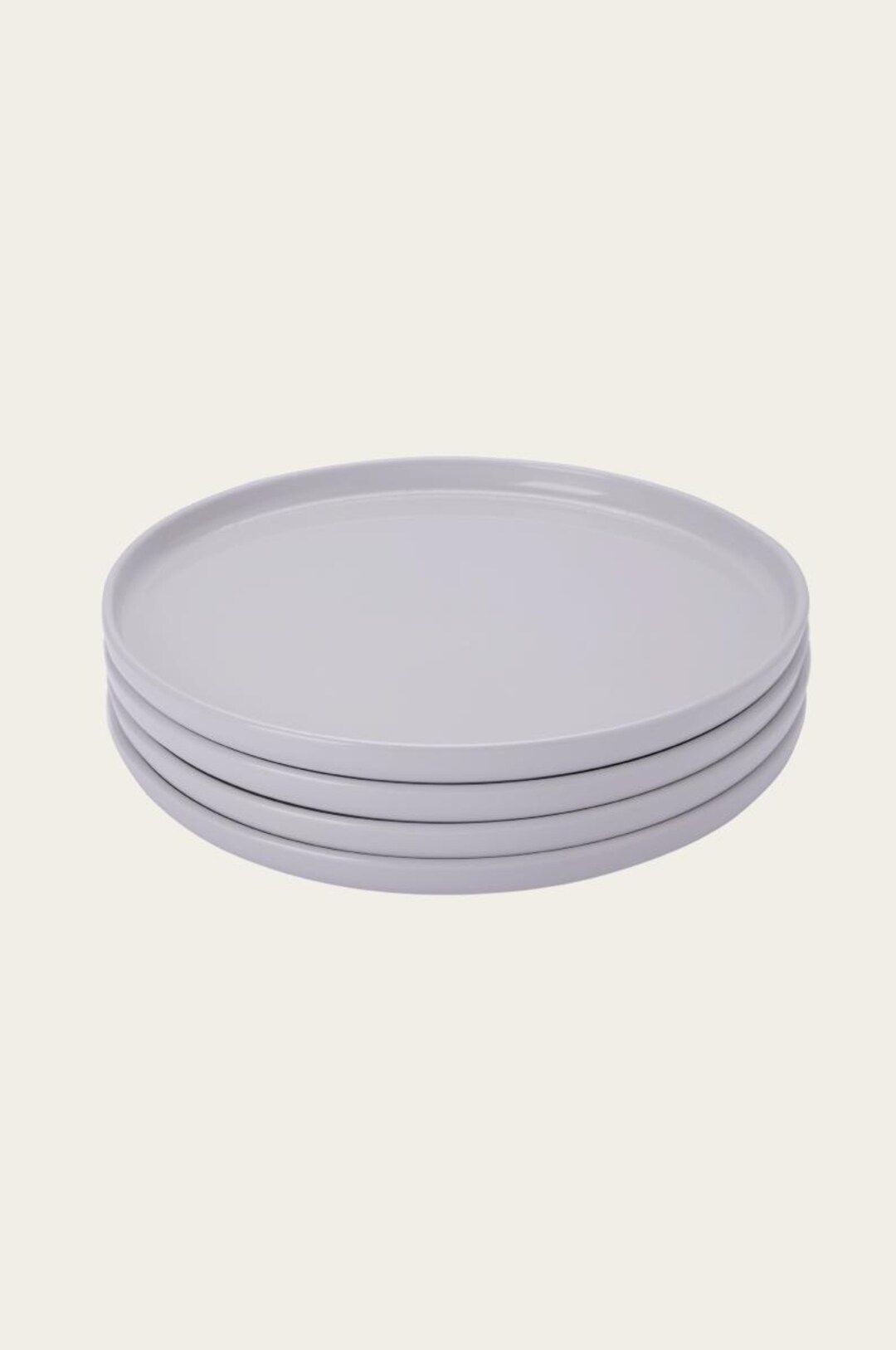 Four Plate Set in Gray - Etsy