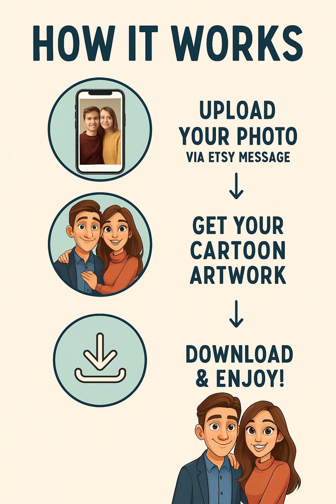 Custom Halloween Cartoon Caricatures, Funny Custom Portrait Gift ...