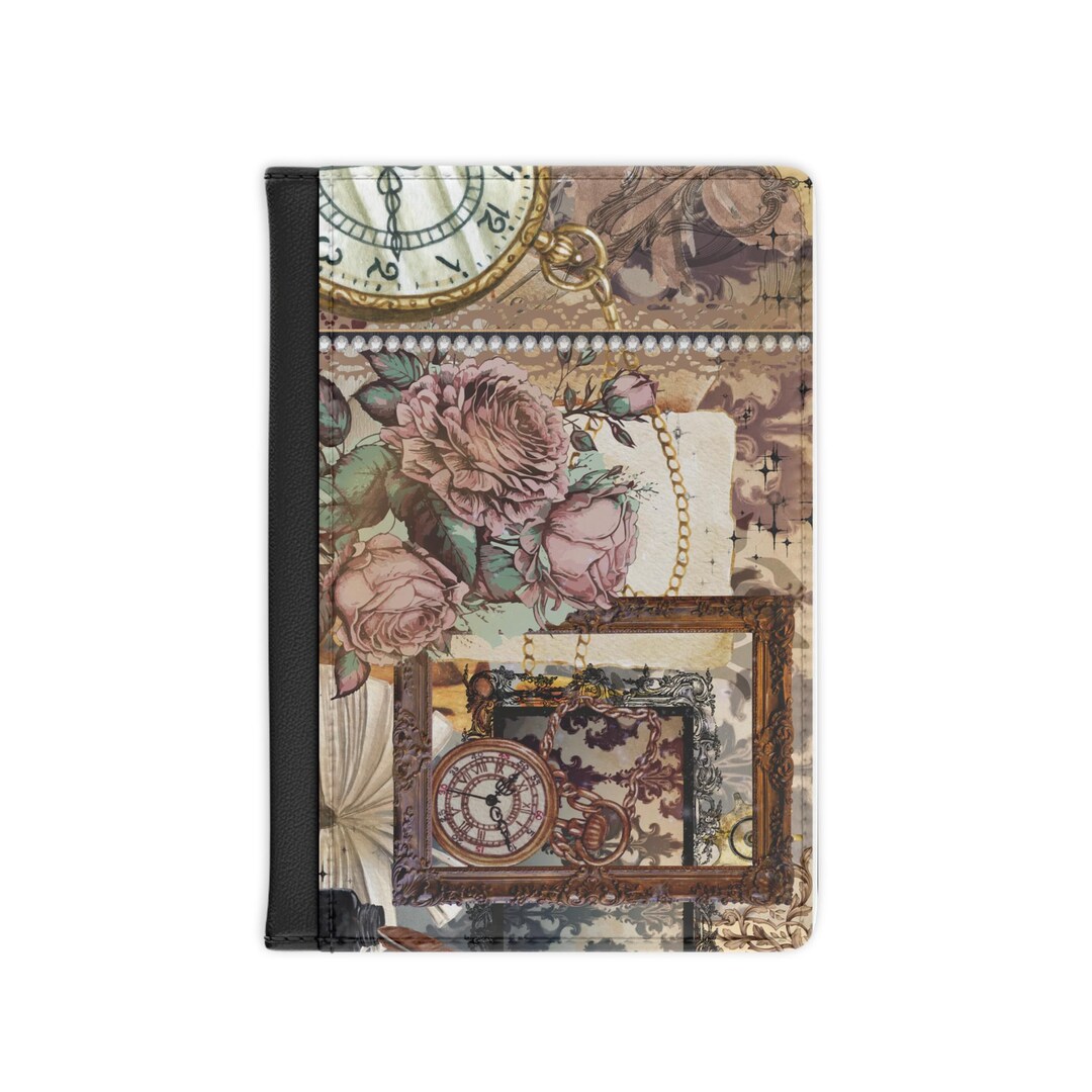 Vintage Floral Passport Cover - Etsy
