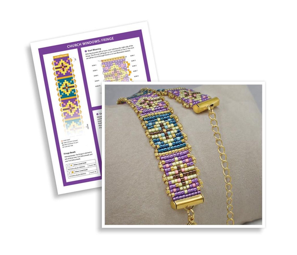 A Printed Copy of the Beaded Loom Pattern And/or the Fringe ...